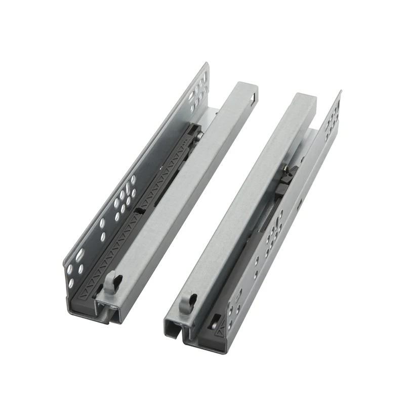 2-folds Hydraulic Dampering Kitchen Hardware Hidden Drawer Slide - Buy ...