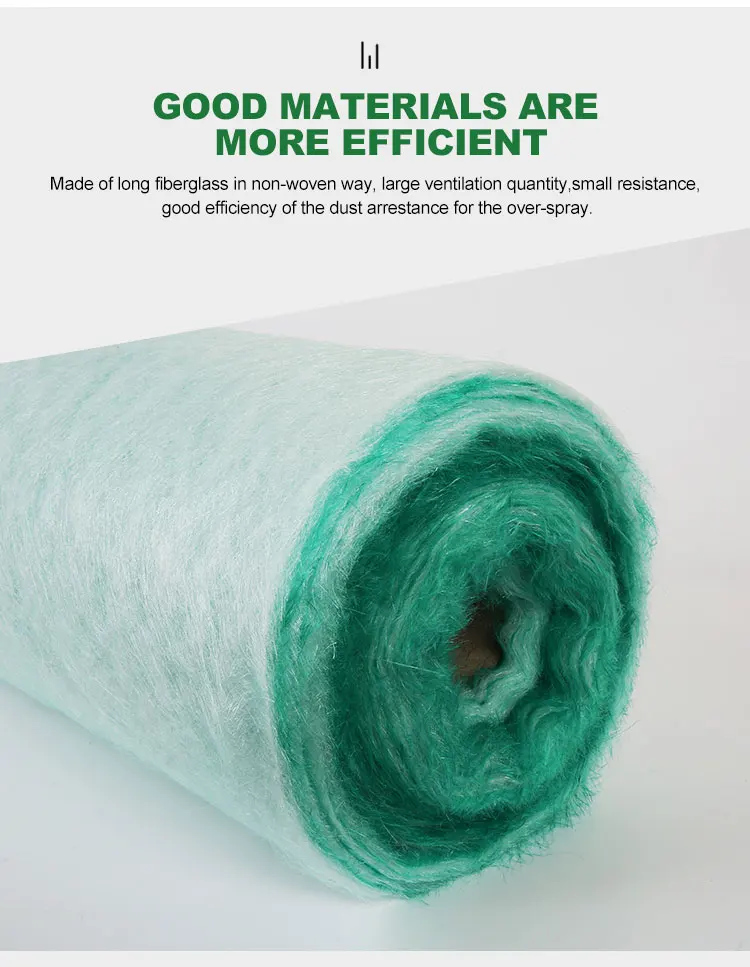 70mm Green Fiberglass Paint Overspray Booth Filter Media - Buy Green ...