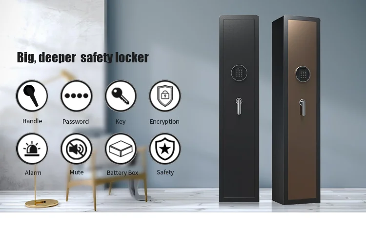 Hot Different Sizes Digital Lock Biometric Safe Locker Treadlock Safe ...