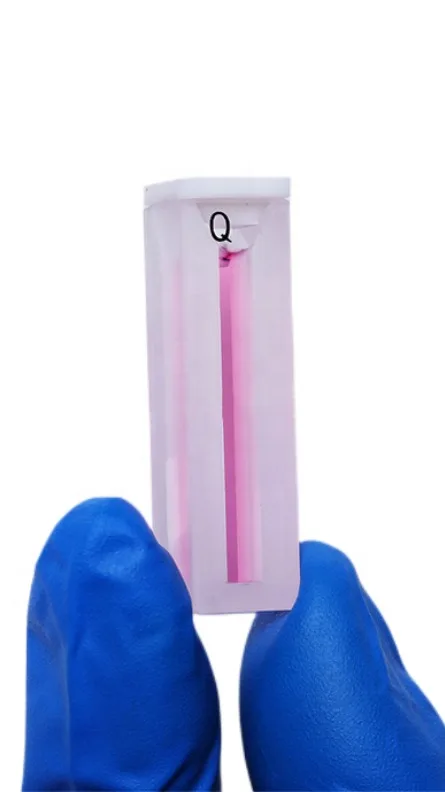 Micro Quartz Cuvette Fluorescence Quartz Absorption Cells Slit 1 2 3 ...