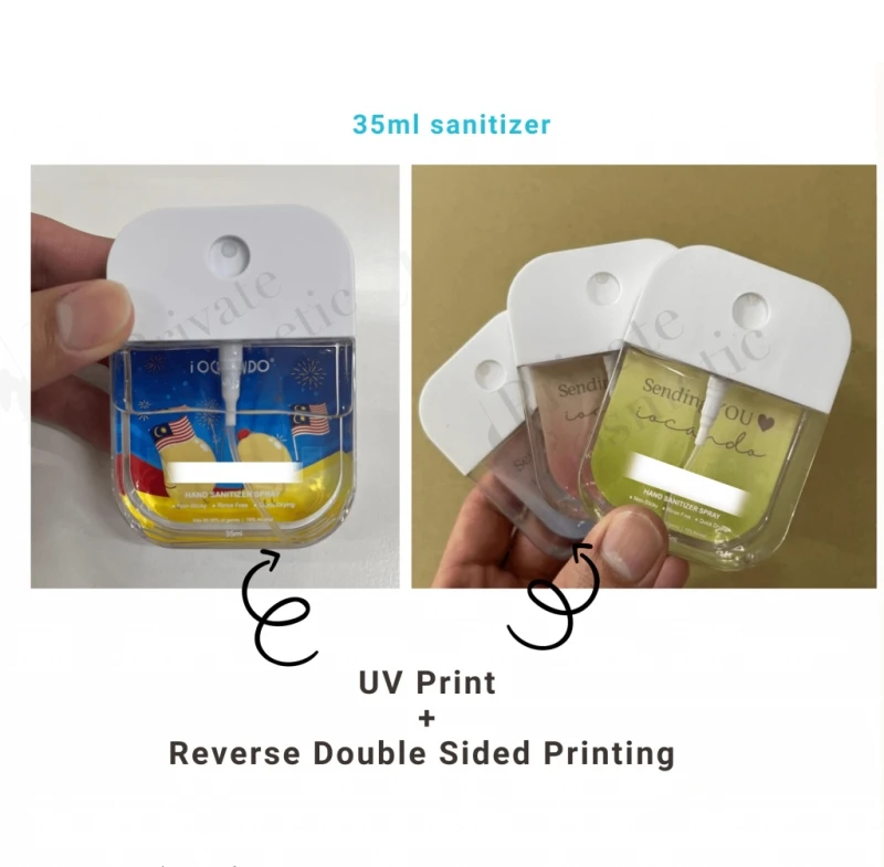 45ml Moisturizing Hand Sanitizer Power Mist Spray - Customizable Scents