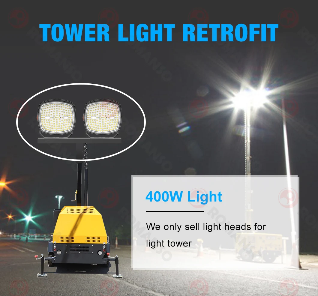 Light Tower - Mobile Trailer Mounted LED Lighting Solutions
