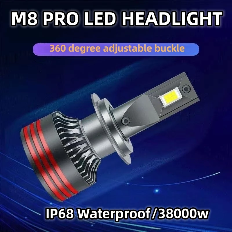 M8 Pro Max LED Headlights - 38000LM High Power Auto Lighting