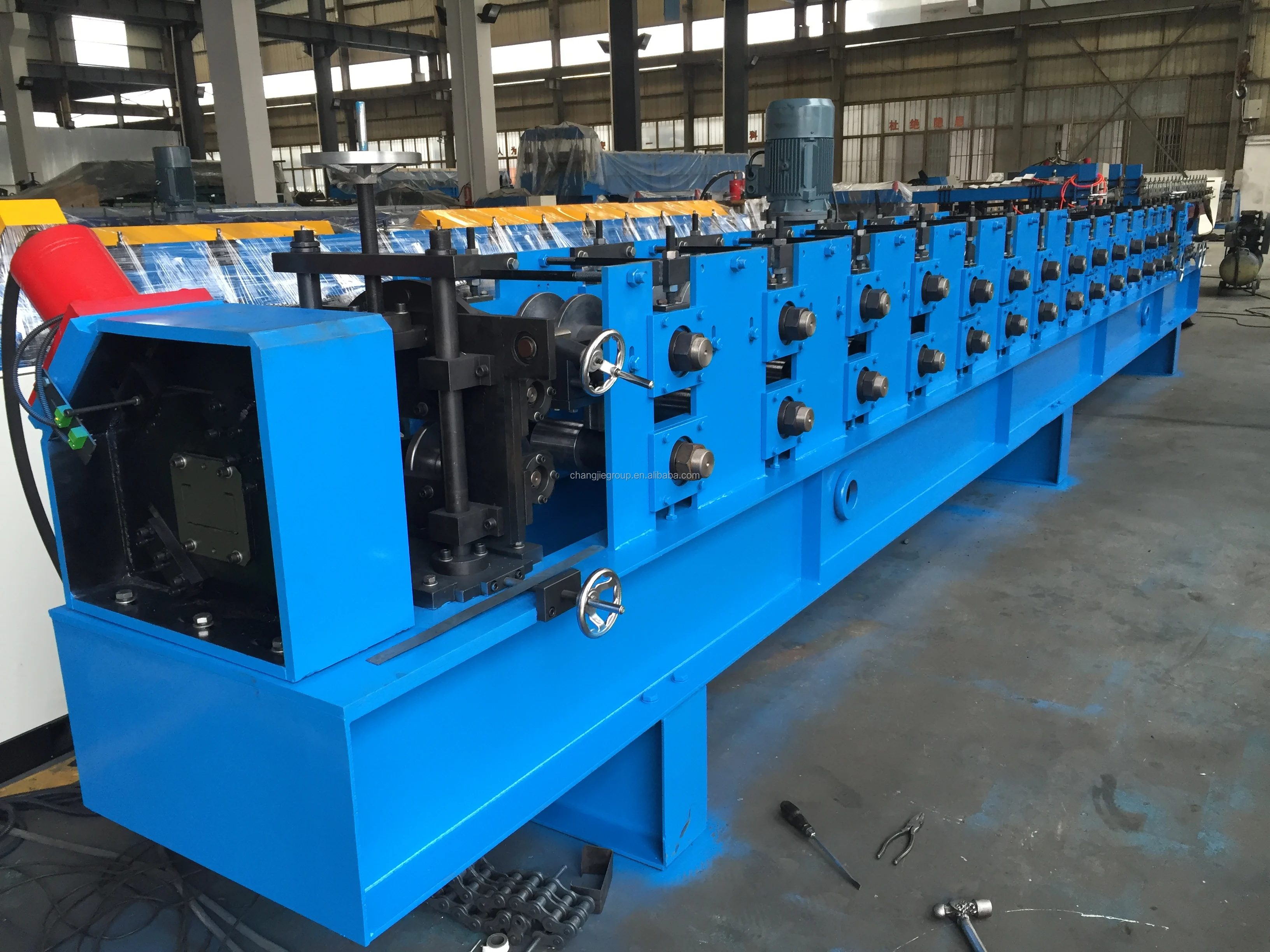Solar Bracket Roll Forming Machine Quick Change C Purlin Solar Strut ...