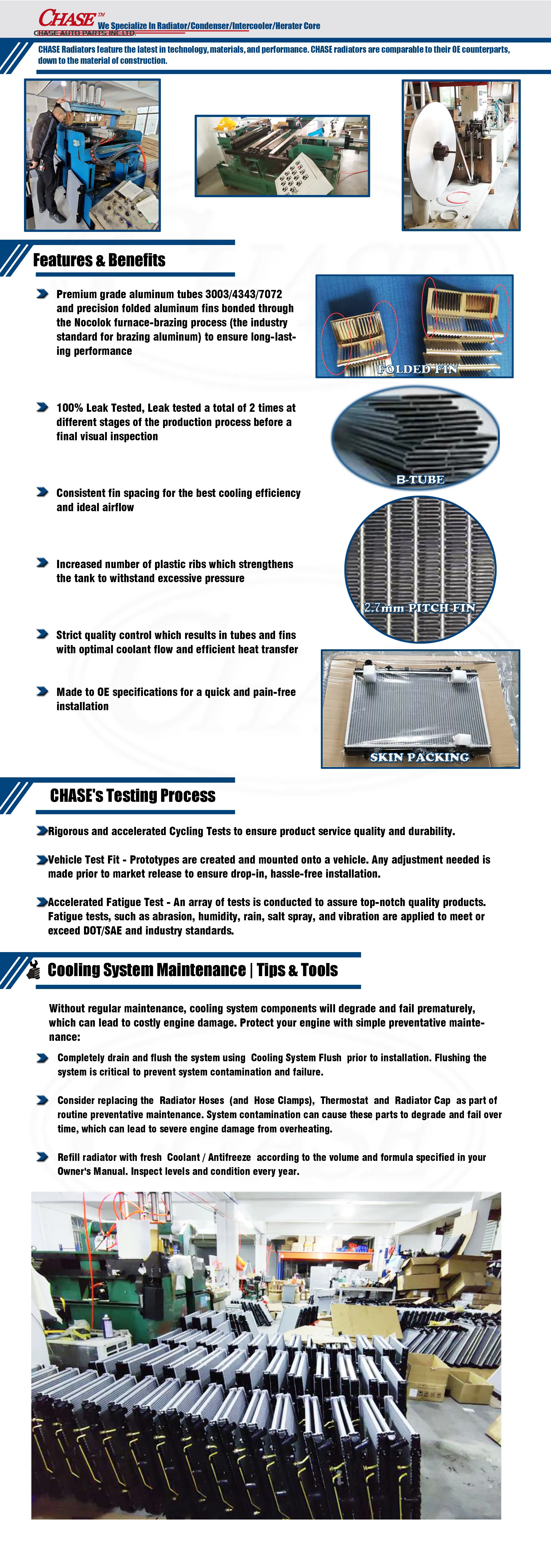 All Aluminum Radiator for Nissan Patrol Y62 & Infiniti QX56