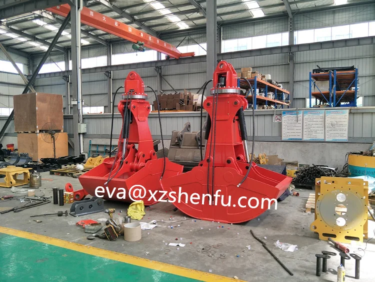 Rotary Clamshell Grab Bucket For Excavators - Buy Rotary Clamshell Grab ...