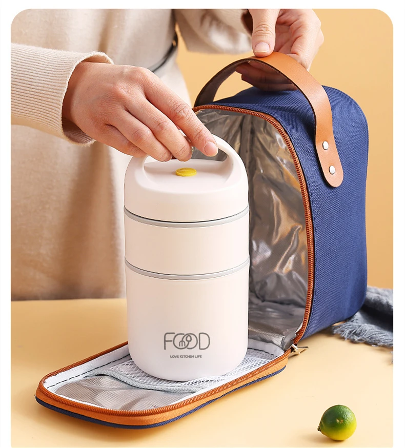 Customized Double Wall Insulated Food Container - Hot Lunch Box for Kids