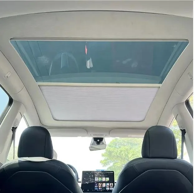 Car Accessories For Tesla Model Y Car Curtain Sunroof Sun Visor ...