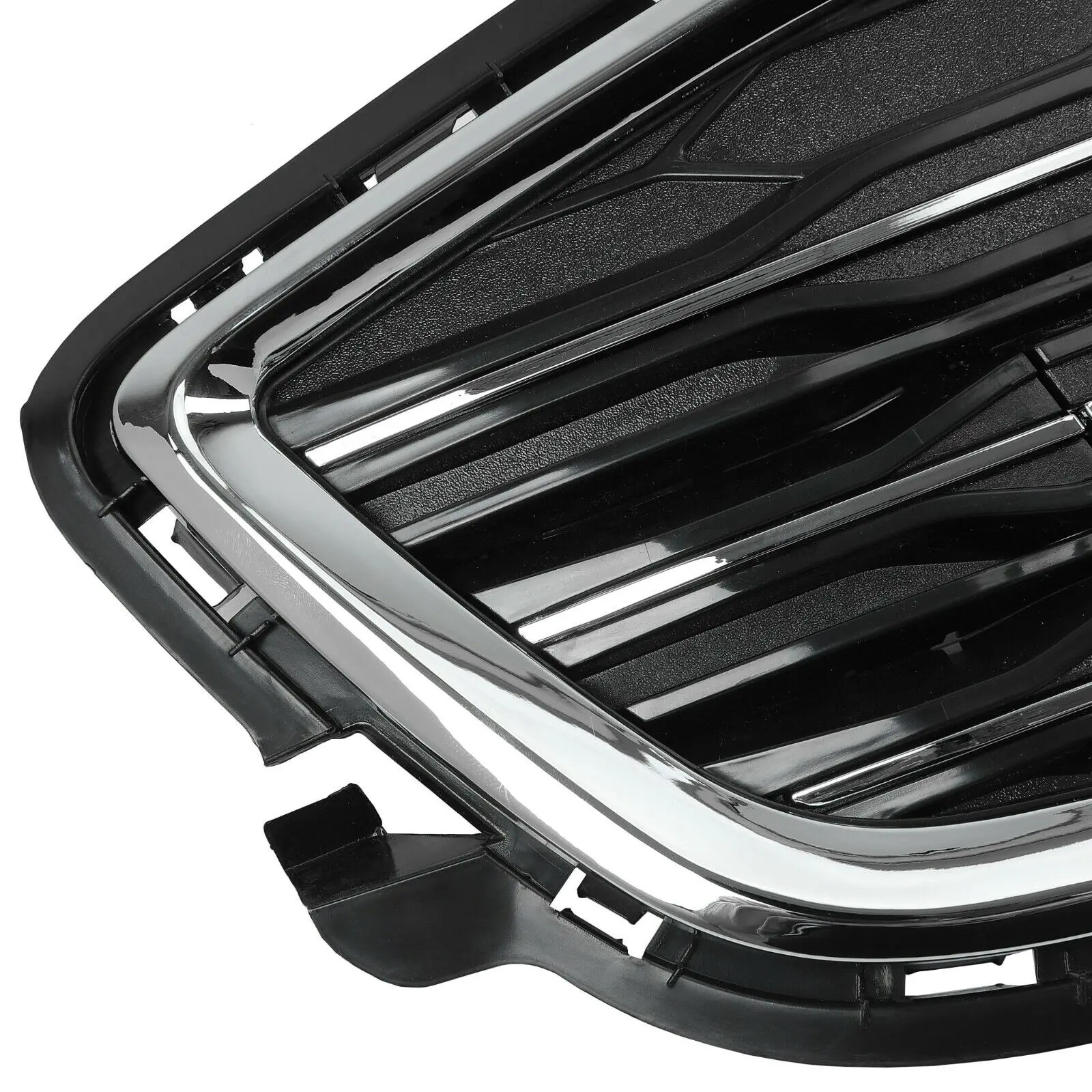 Front UPPER & LOWER Honeycomb Mesh Bumper Grille for Chevrolet Malibu ...