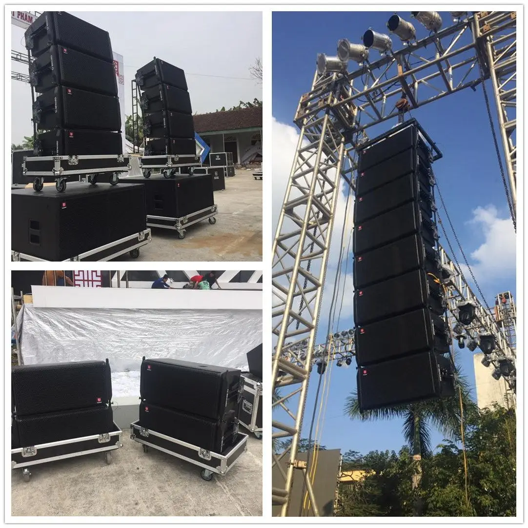12 Inch Line Array Speaker Neodymium Sound System Professional Active Pro Audio Speakers For ...