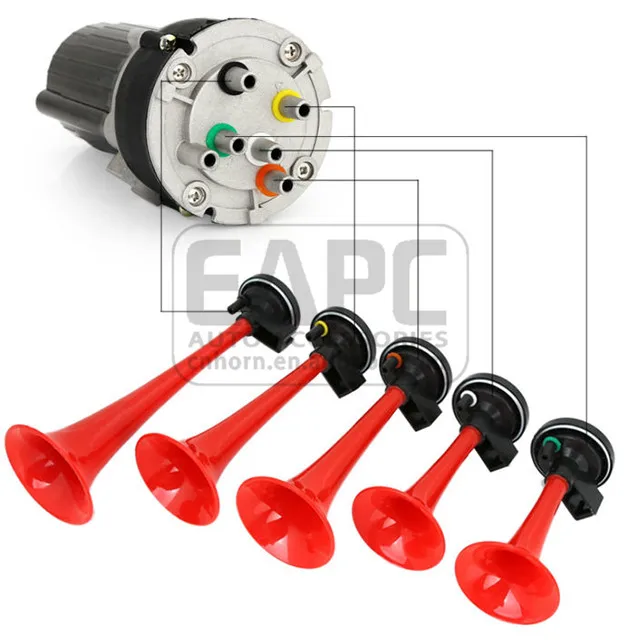 Tz-329 Musical 12v Klaxon Musique Forte Dixie Mélodie Voiture Klaxon D ...