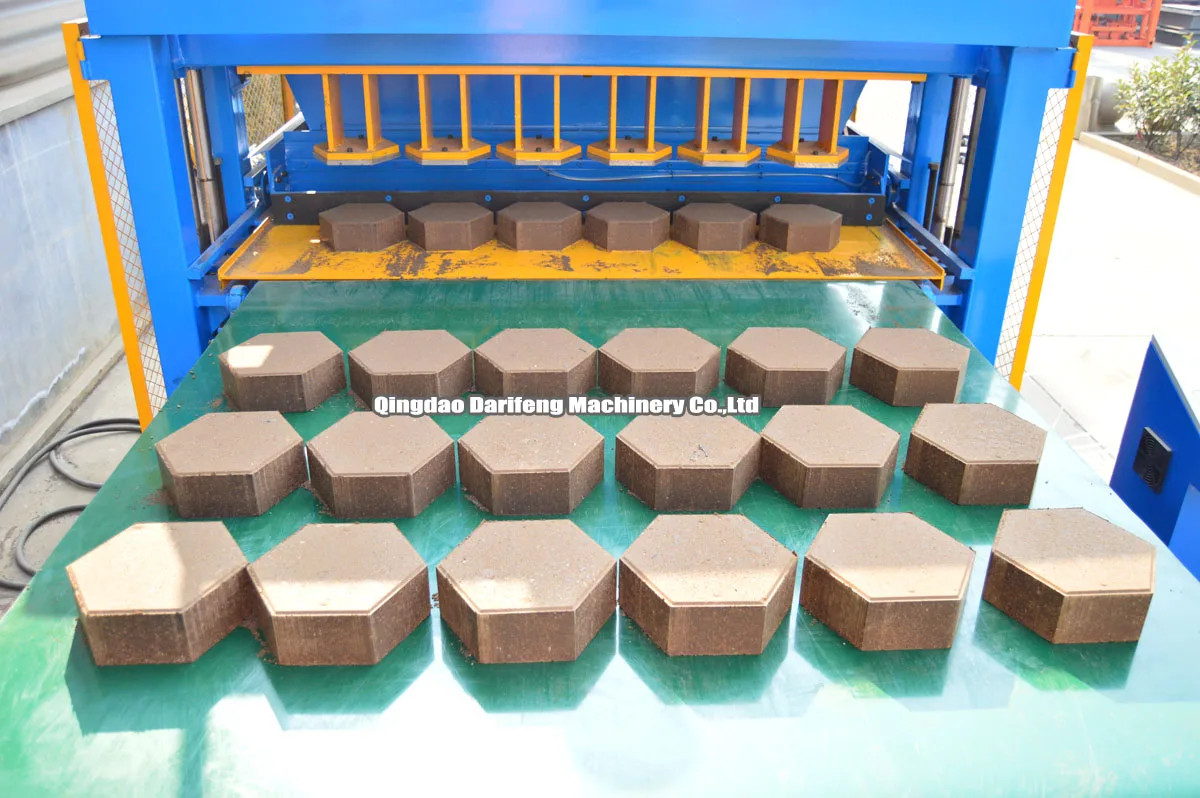 DF10-10 Hydraulic Interlocking Brick Machine - High Prod