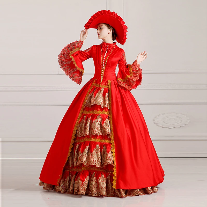 Red Victorian Dress Costume