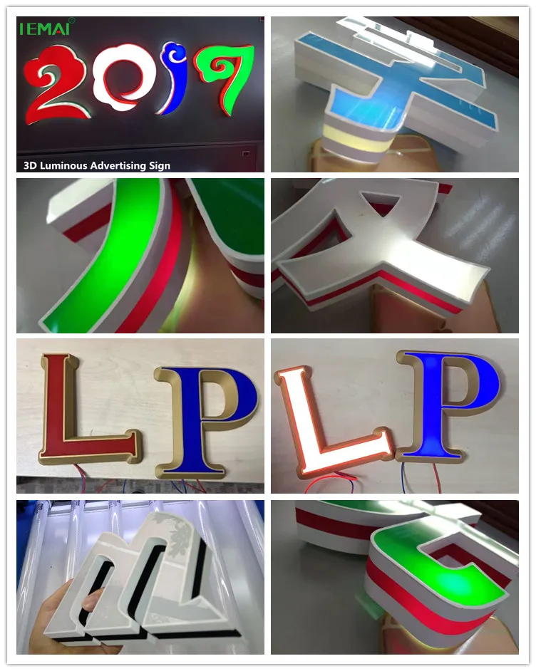 600*600*100 3d Channel Letter Printer Letter Shell Large Size Printing ...