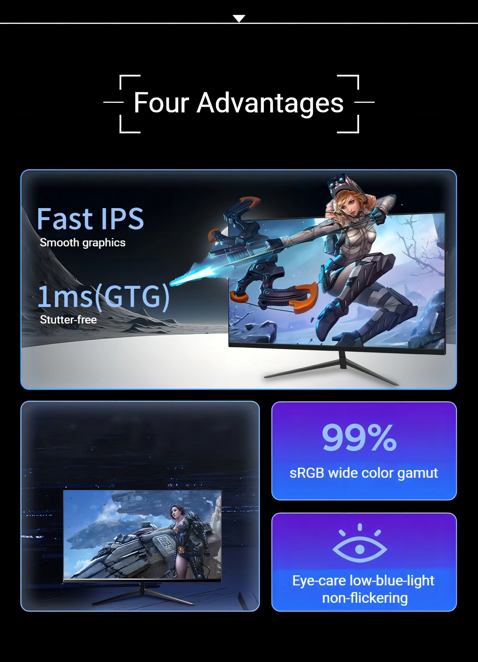 27 Inch Popular Gaming Monitor With Factory Prices - Buy 99%srgb ...