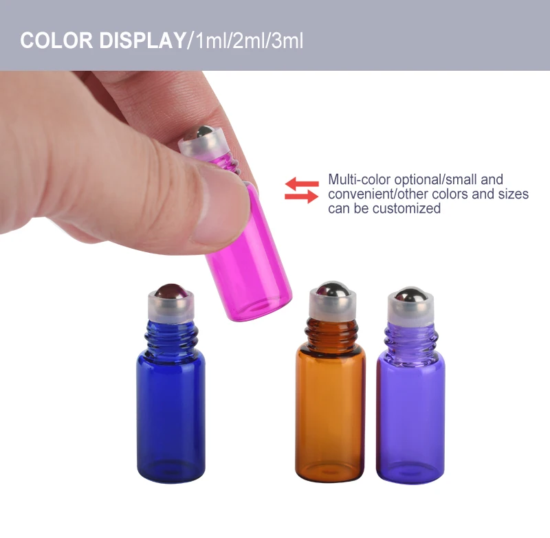 Stock Sample Mini Body Fragrance Essential Oil Perfume Roller Vials 1ml ...
