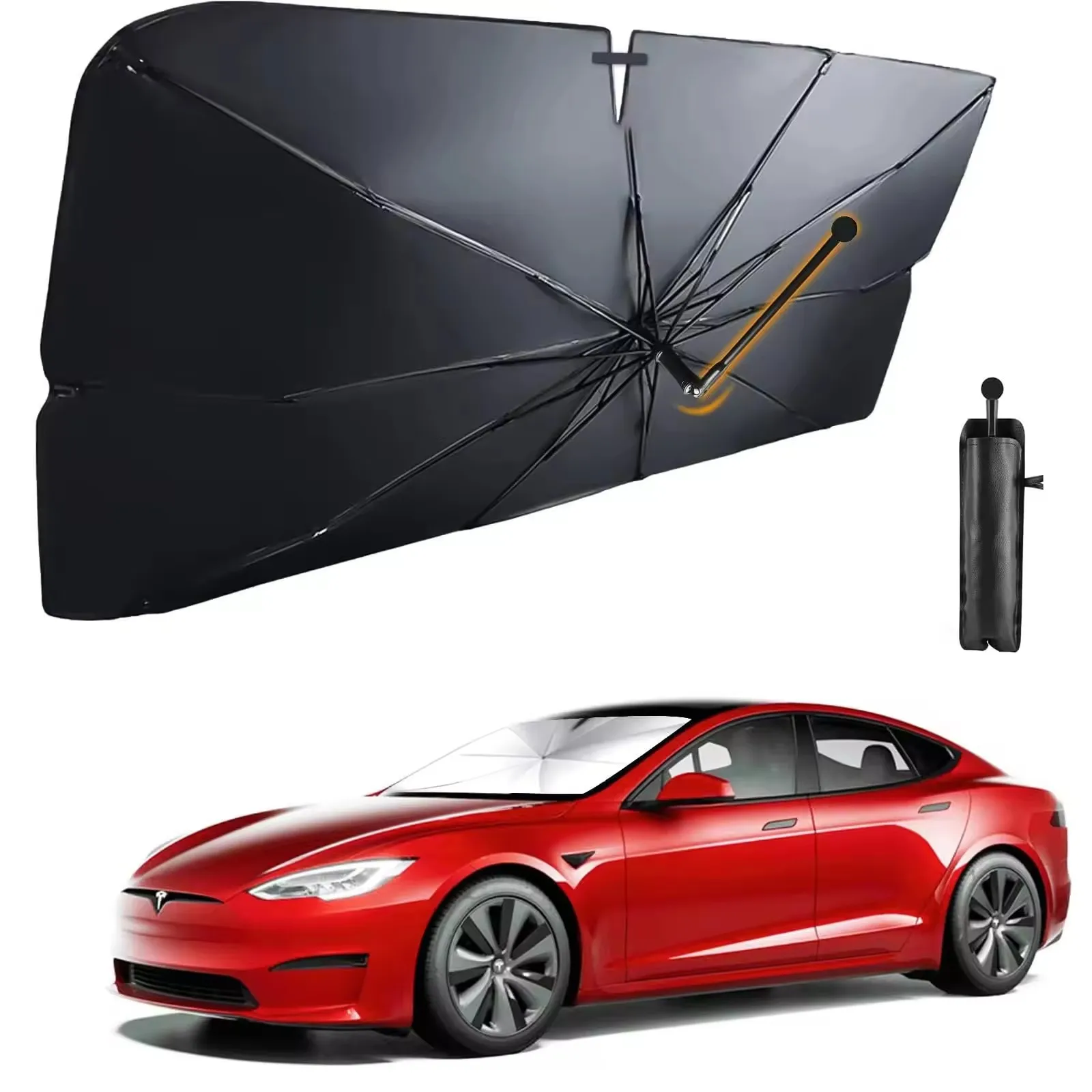 Car Windshield Sun Shade Umbrella Car Front Windshield With 360 Degree ...