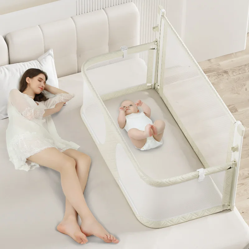 3 in 1 Bedside Sleeper Bassinet - Adjustable & Movable Cradle