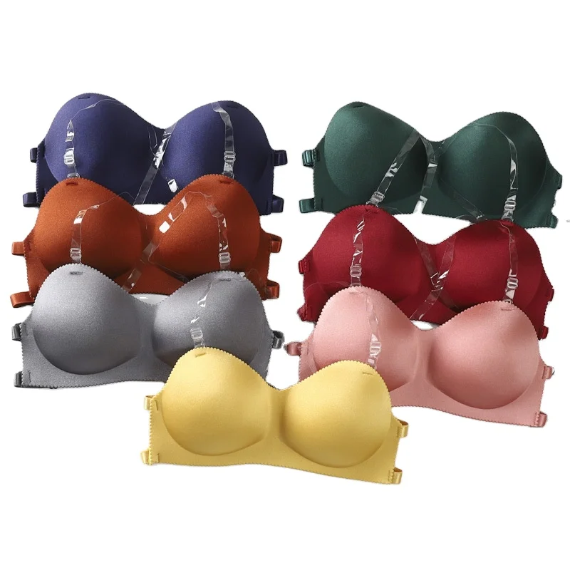 Seamless Invisible Bra Push Up One Piece Traceless Wrapped Bra Women's ...