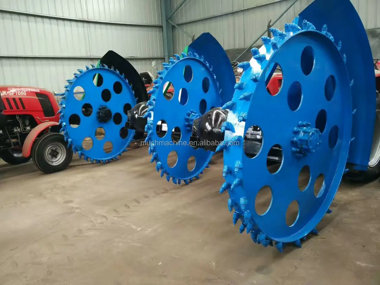 Disc Trencher Cable Trencher For Hard Road Tractor Use Wheel Disc ...