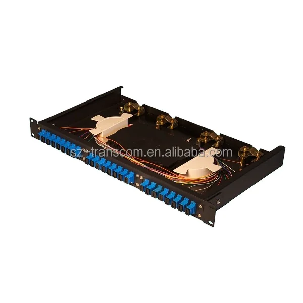 19" Rack Mount Fiber Optic Distribution Frame 24 Core Odf - Buy 24 Port ...