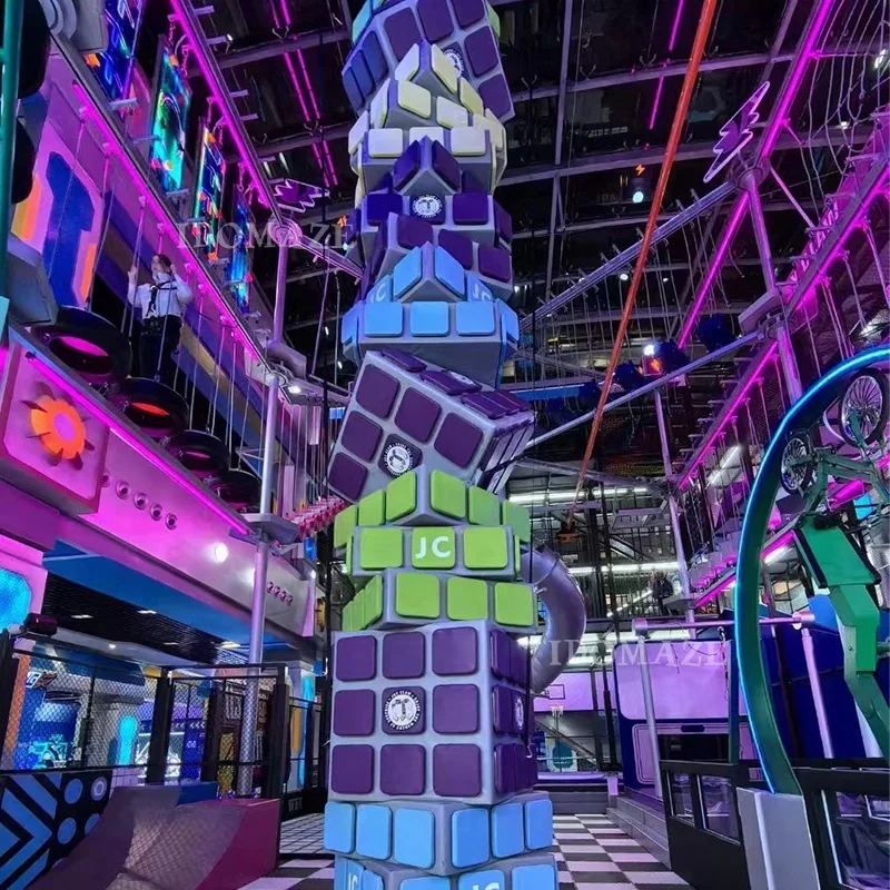 IDO MAZE Teenager Adults Indoor Adventure Park Children's Neon ...
