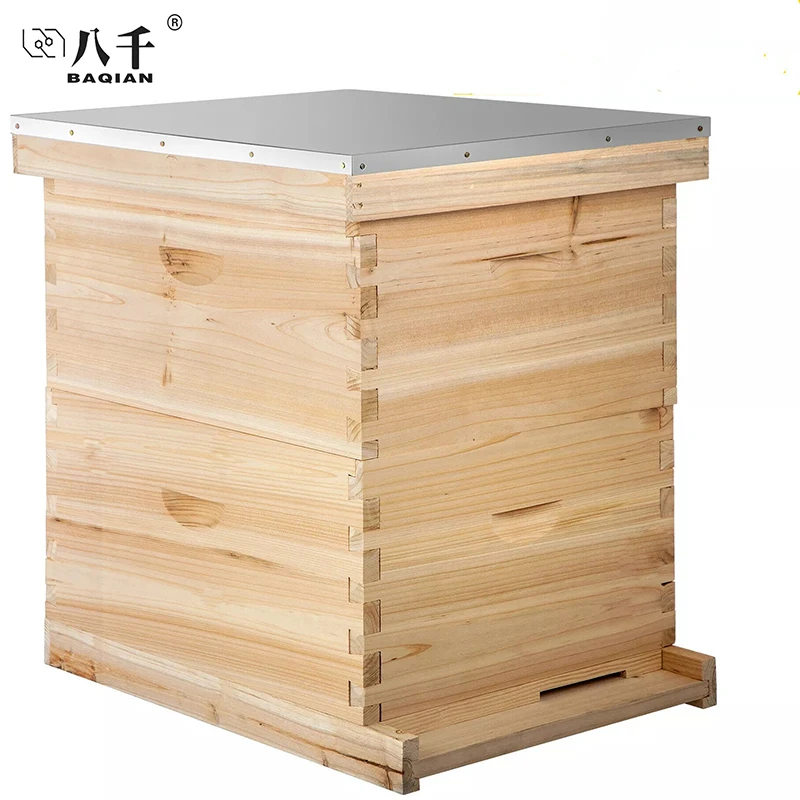 10 Frame Langstroth Beehive Kit - Easy Assembly & Durability