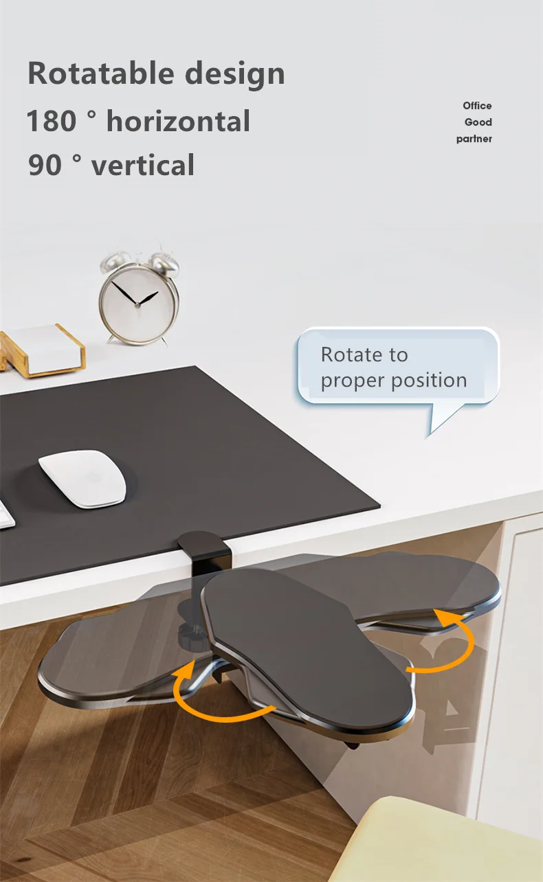 Ergonomic Computer Arm Rest Desk Wrist Elbow Support Mouse Armrest ...