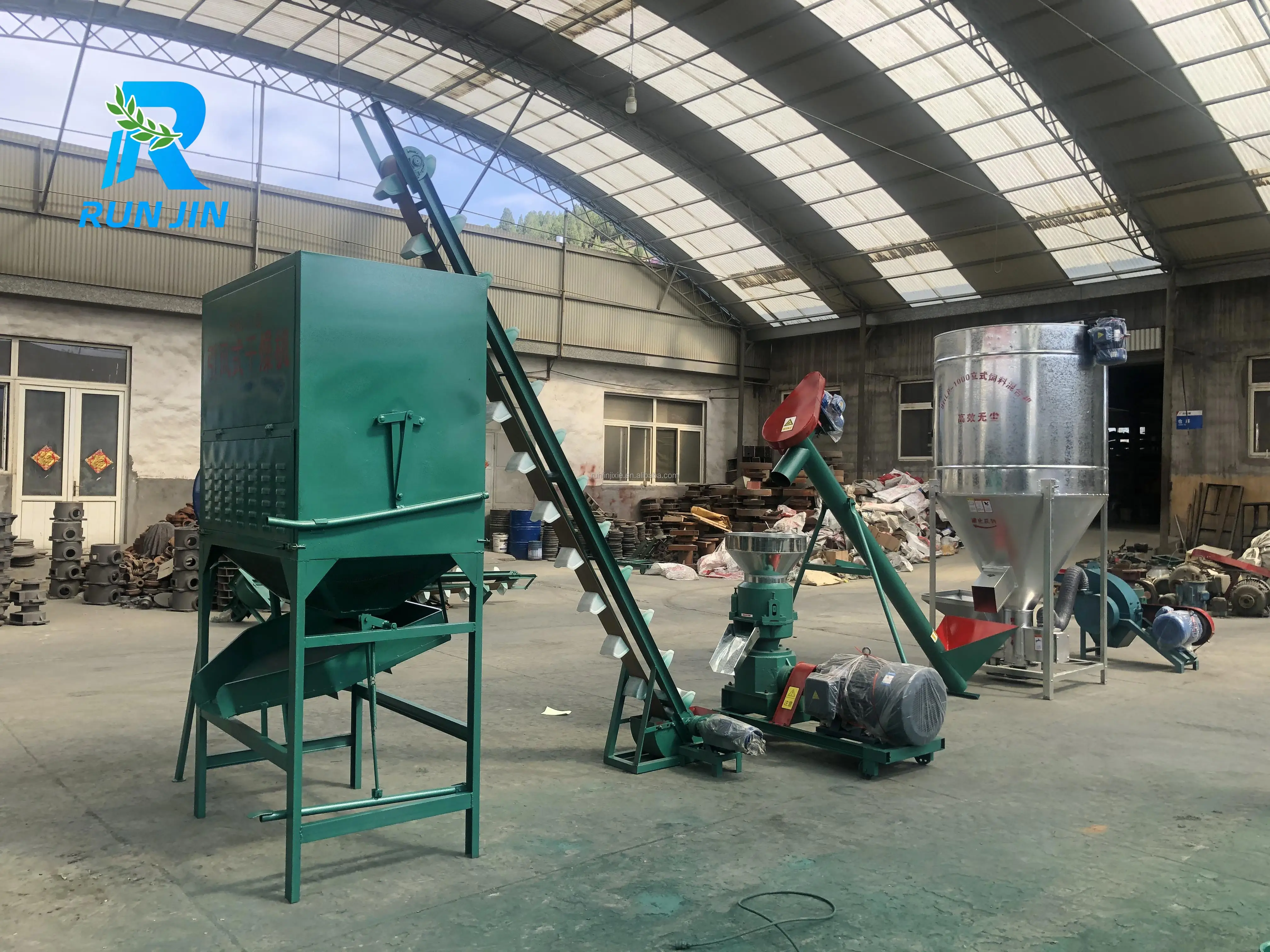 Animal Diesel Pellet Feed Pelletizing Processing Mini Feeds Pellets ...