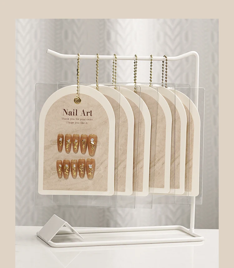 High Quality Nail Art Display Cards Customization Ins Nail Display ...