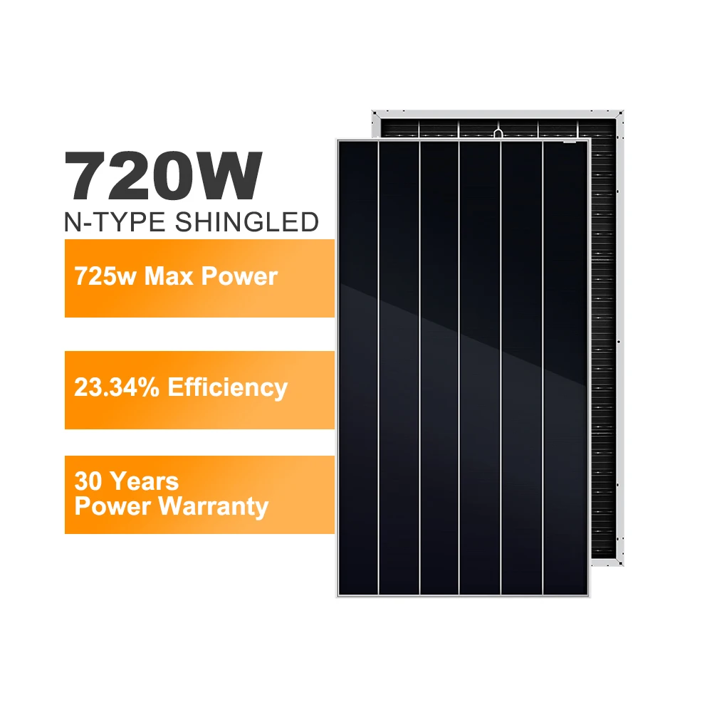 High Efficail Monon Type Bifacial Solar Panel 700 Watt 720W 750W Solar ...