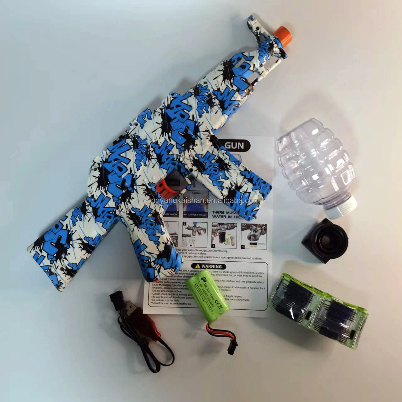 Morden Style Splatr Bouncing Real Paint Slaptr Water Ball Gun Ak47 ...