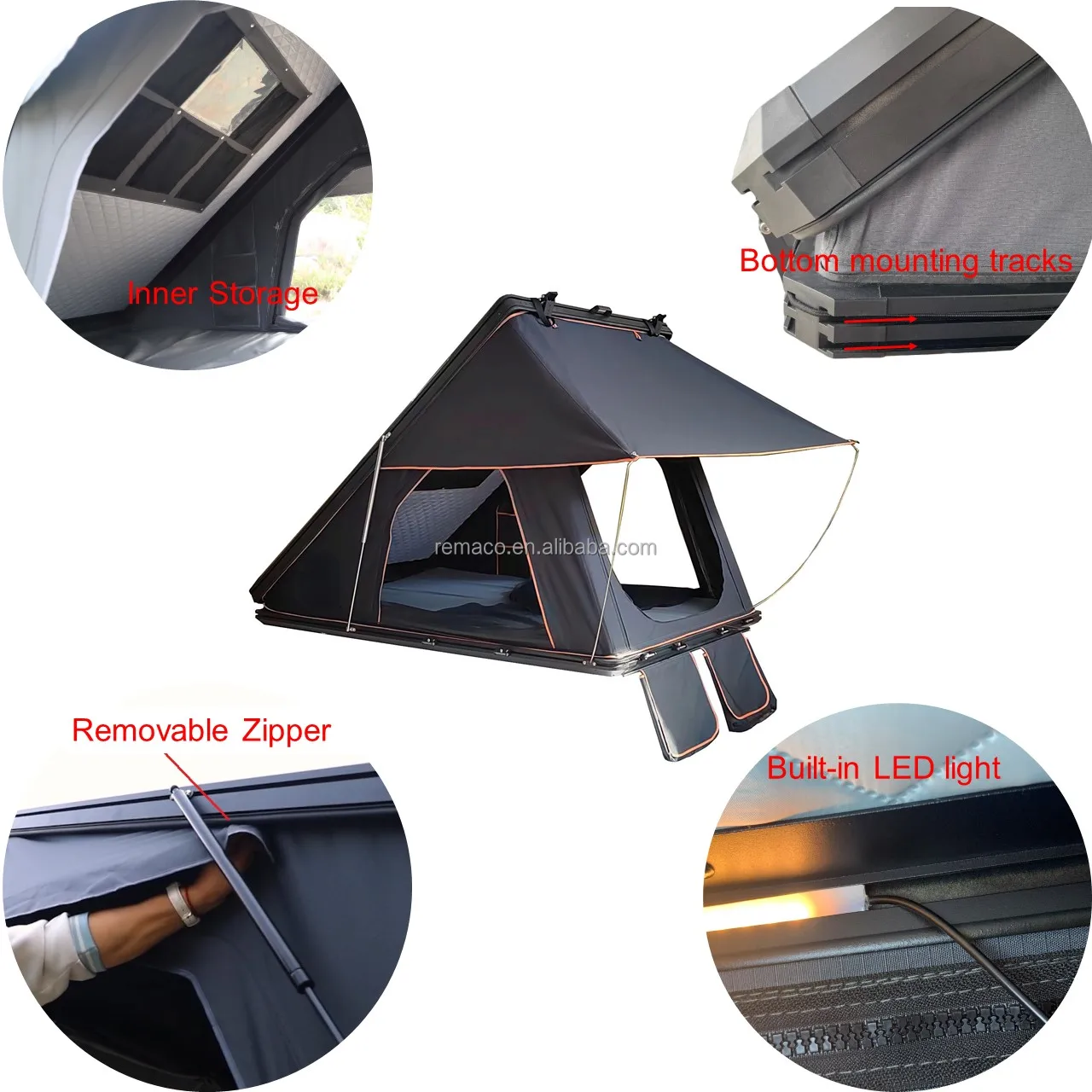 Outdoor Camping New Style Waterproof Rooftop Tent 2 Persons Suv ...