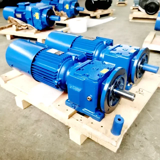 Three-phase Gear Motor Reduction Gear Box Motors K F S R Series Reducer ...