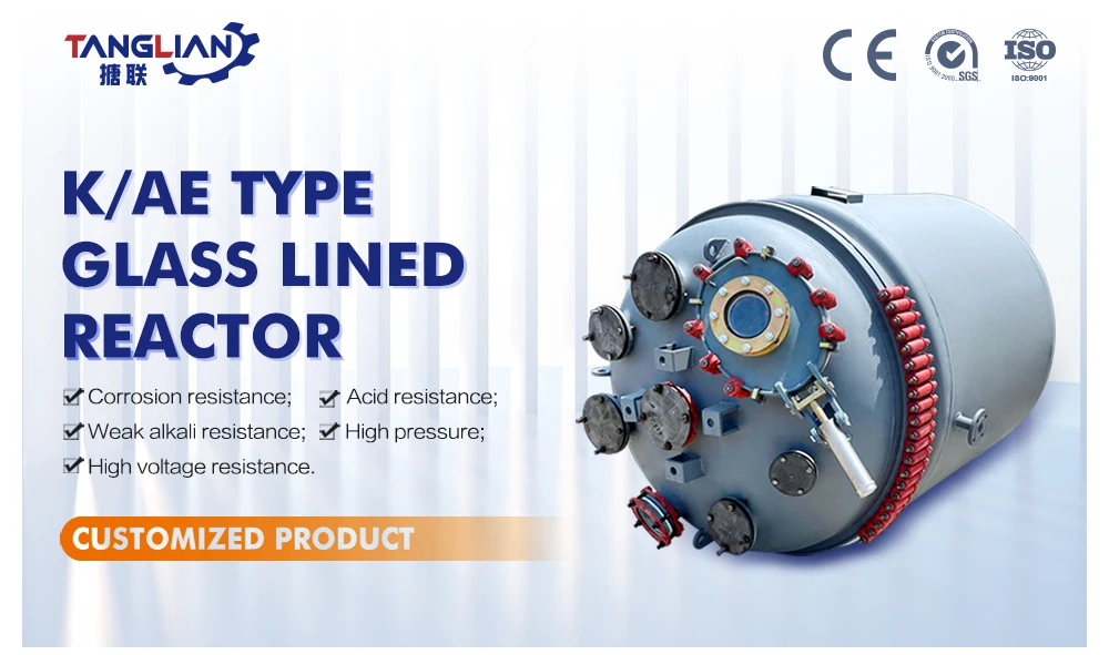 Ae Glass Lined Reactor Industrial Enamel Reactor Vessel - Buy Glass ...