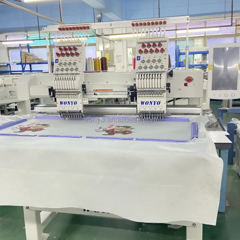 Wonyo Low-maintenance Computerized Clothes And Shoes Embroidery Machine ...
