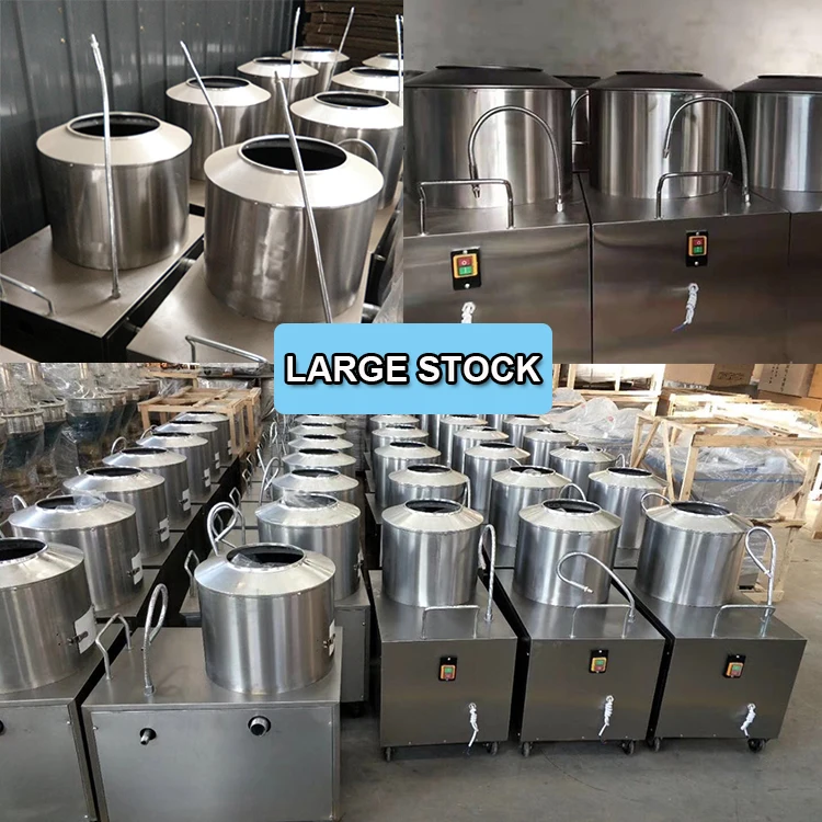 Combined Plantain Potato Washing Peeling Cutting Machine