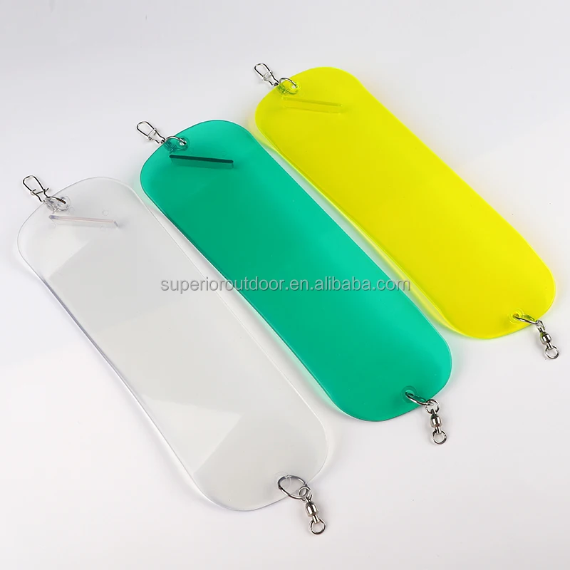 SUPERIORFISHING Fishing Flasher 8inch 11inch Diving Dodgers Dodger ...