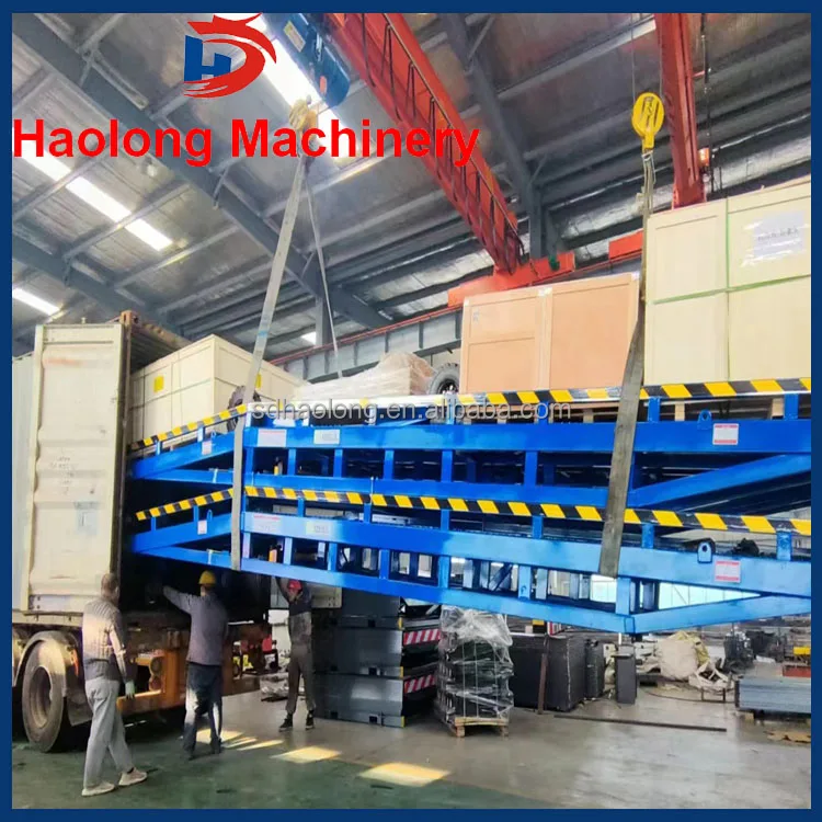 8tforklift Steel Mobile Loading Dock Ramp Customized Container Loading ...
