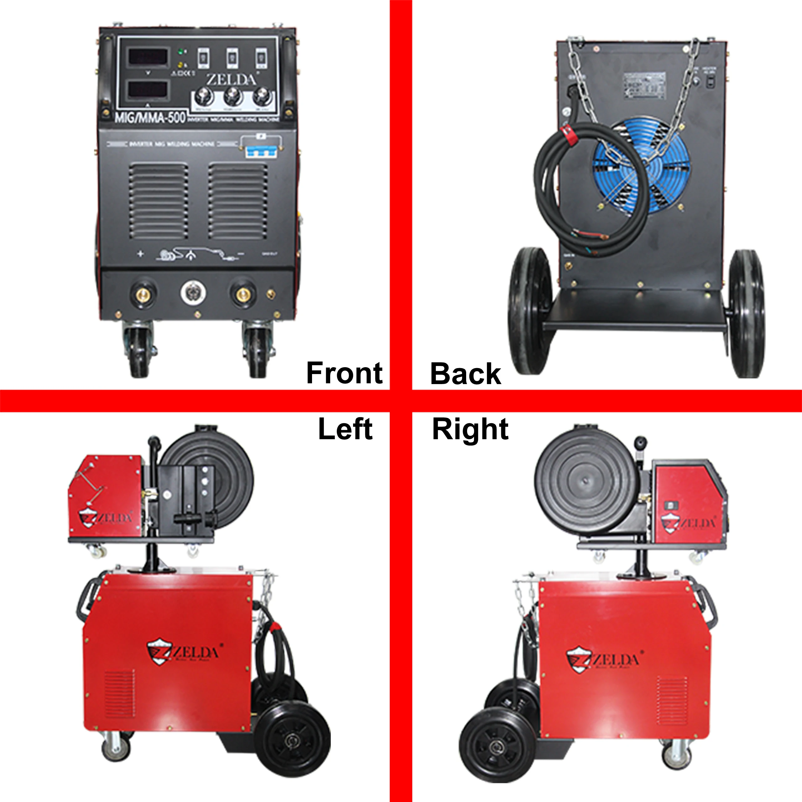 Industrial Mig Welding Machine 500 Amp Soldadora Mig Mag Maquina De Soldar Mig 500 Welding ...