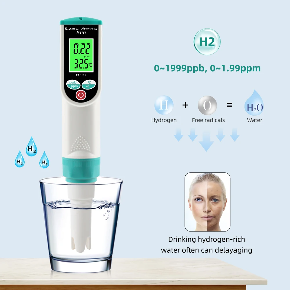 Alibaba.com: High Precision Digital H2 Meter, Dissolved Hydrogen Water ...