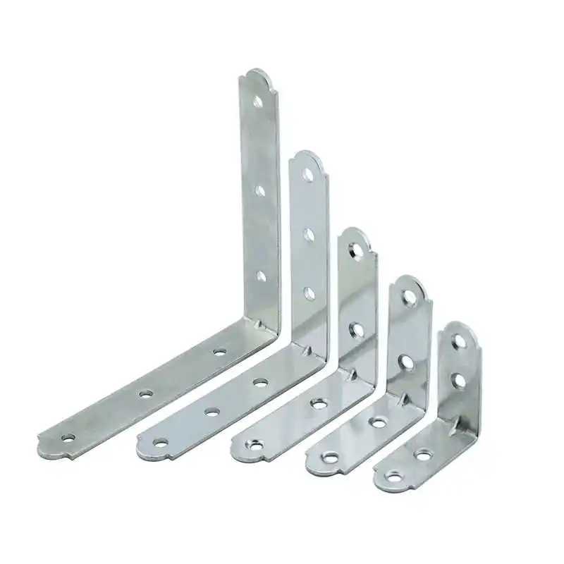 50pcs L Metal Corner Support - 90 Degree Galvanize Connectors