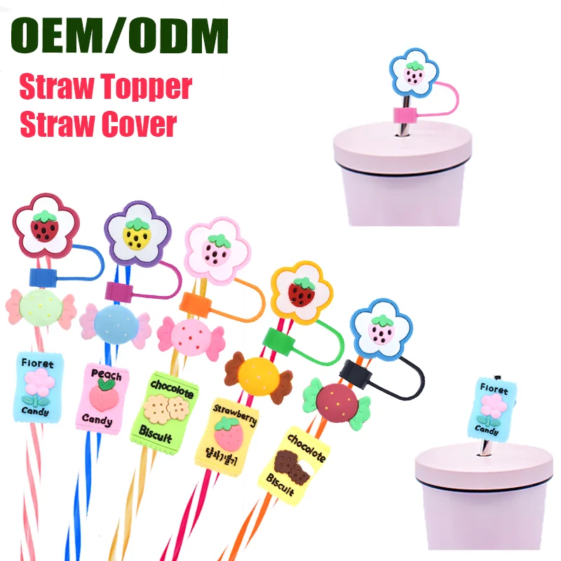2024 New Design Straw Topper For Decoration Custom Straw Topper Hot ...