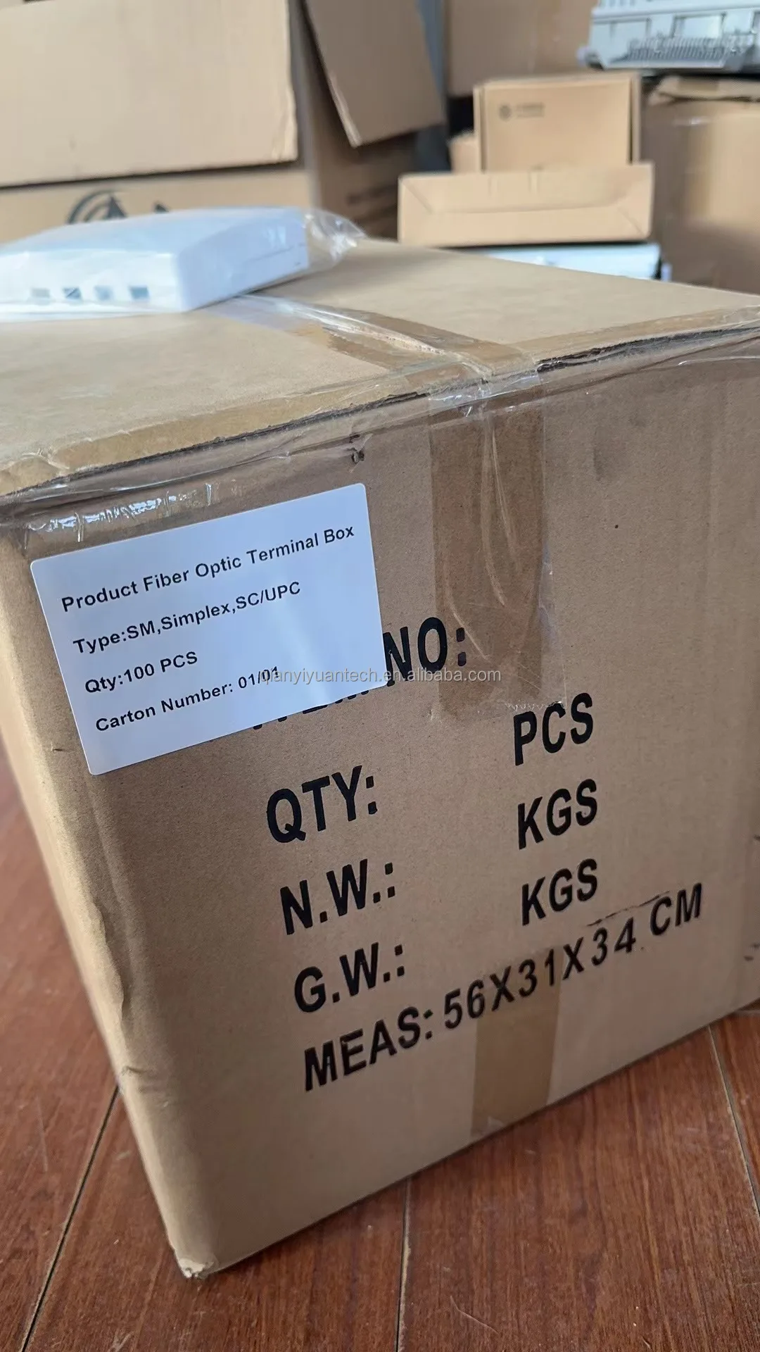 Ftth 4 Core Ftb Abs Fiber Terminal Box Fiber Optic Panel Box - Buy ...