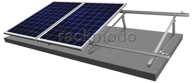 Concrete Flat Roof Triangle Brackets Installation Structure ...