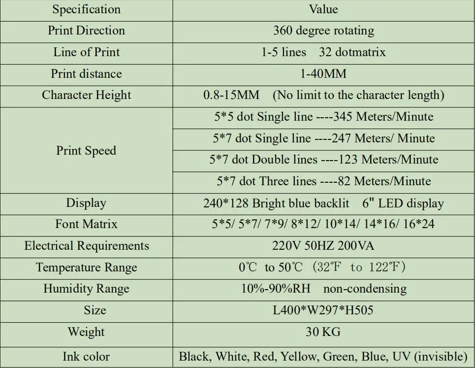 B600 Plus Cij Continuous Inkjet Printer - High Speed & Efficiency