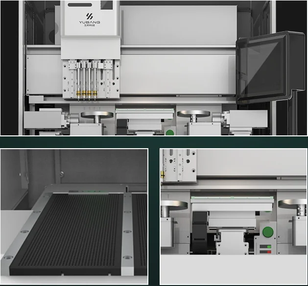 4 Heads Automatic Double Station Jewelry Stone Setting Machine