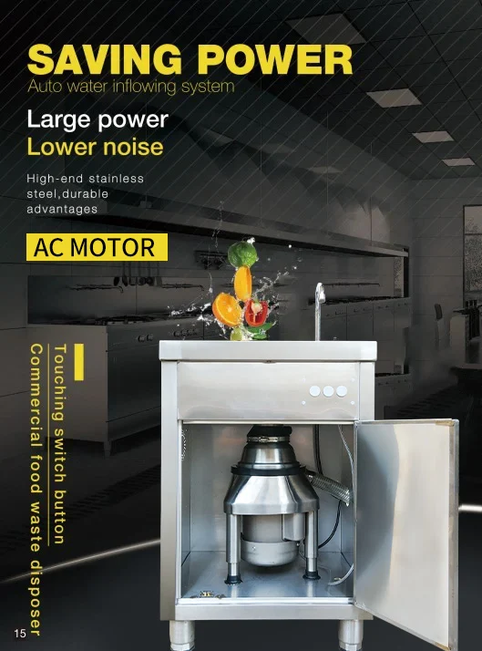 High Quality Food Waste Disposer Commercial Kitchen Sink With Food ...