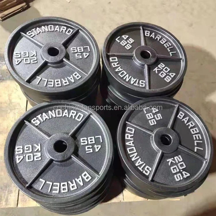 100LB Cast Iron Weight Plates for Strength Training & Fitness - OEM