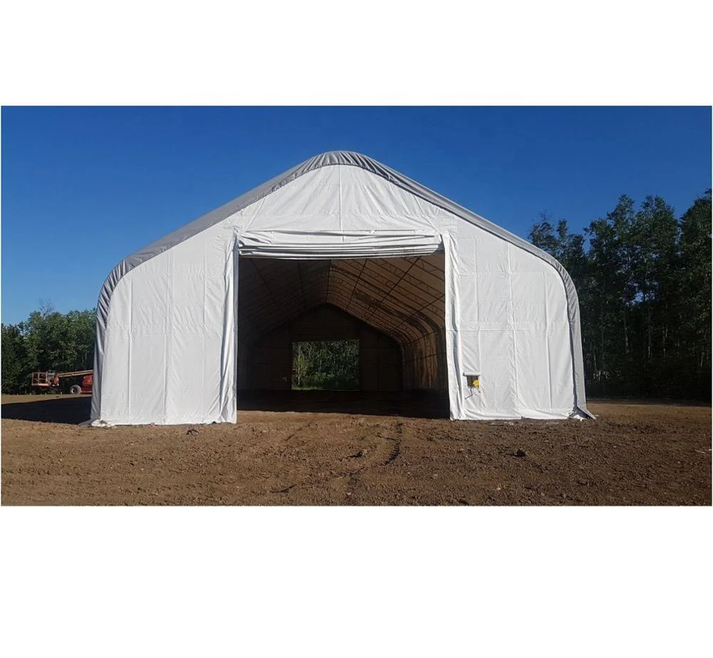 Outdoor Industrial PVC Fabric Storage Tent - Durable Shelter